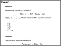 hessian: 2x2 Hessian Matrix (Single-Choice)