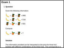 fruit: Image-Based Systems of Linear Equations (Numeric) | R-bloggers