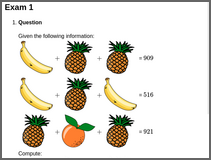 fruit: Image-Based Systems of Linear Equations (Numeric) | R-bloggers
